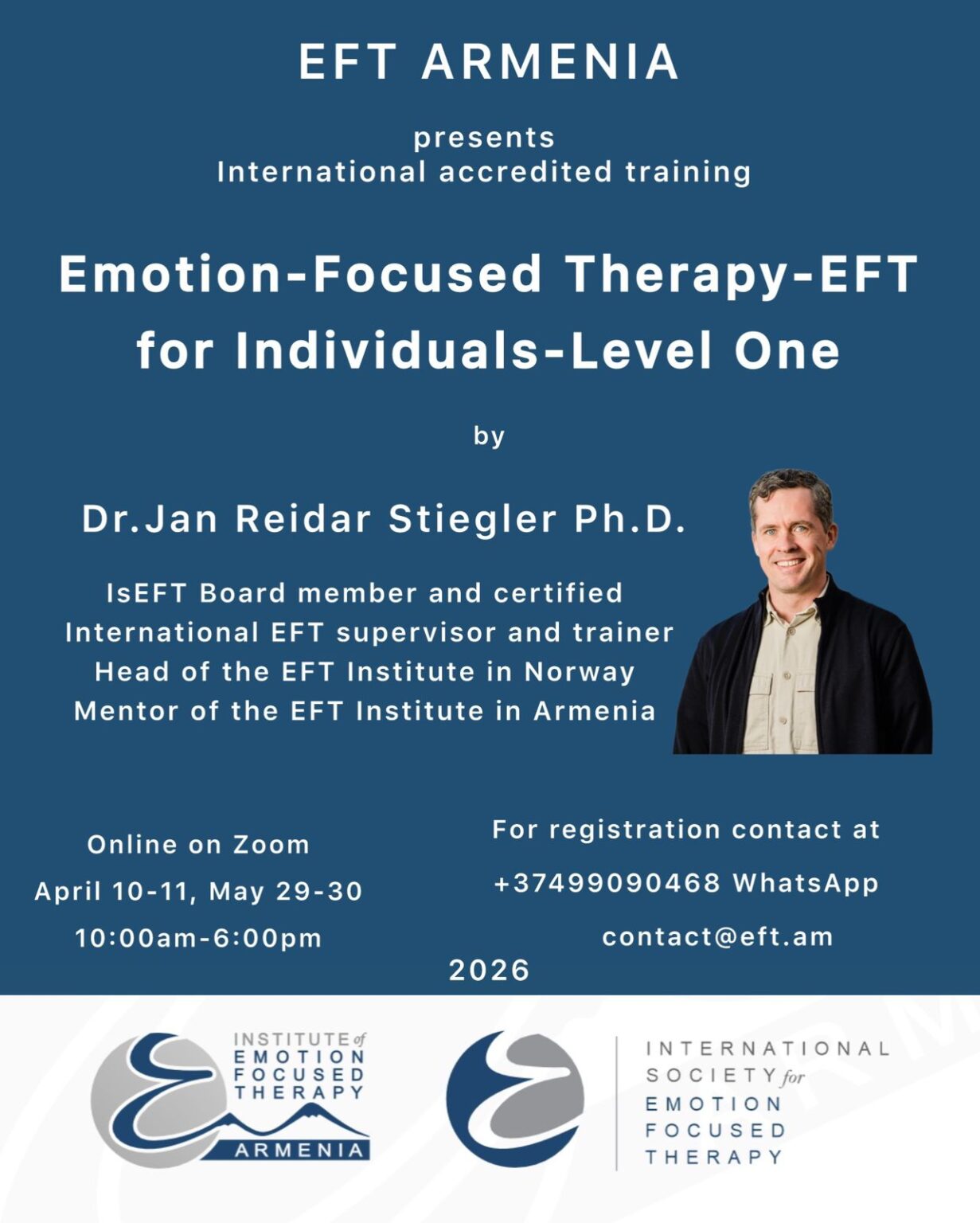 Emotion-Focused Therapy – Level one – EFT ARMENIA